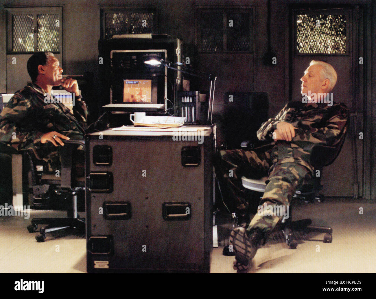 OUTBREAK, from left: Morgan Freeman, Donald Sutherland, 1995. ©Warner ...