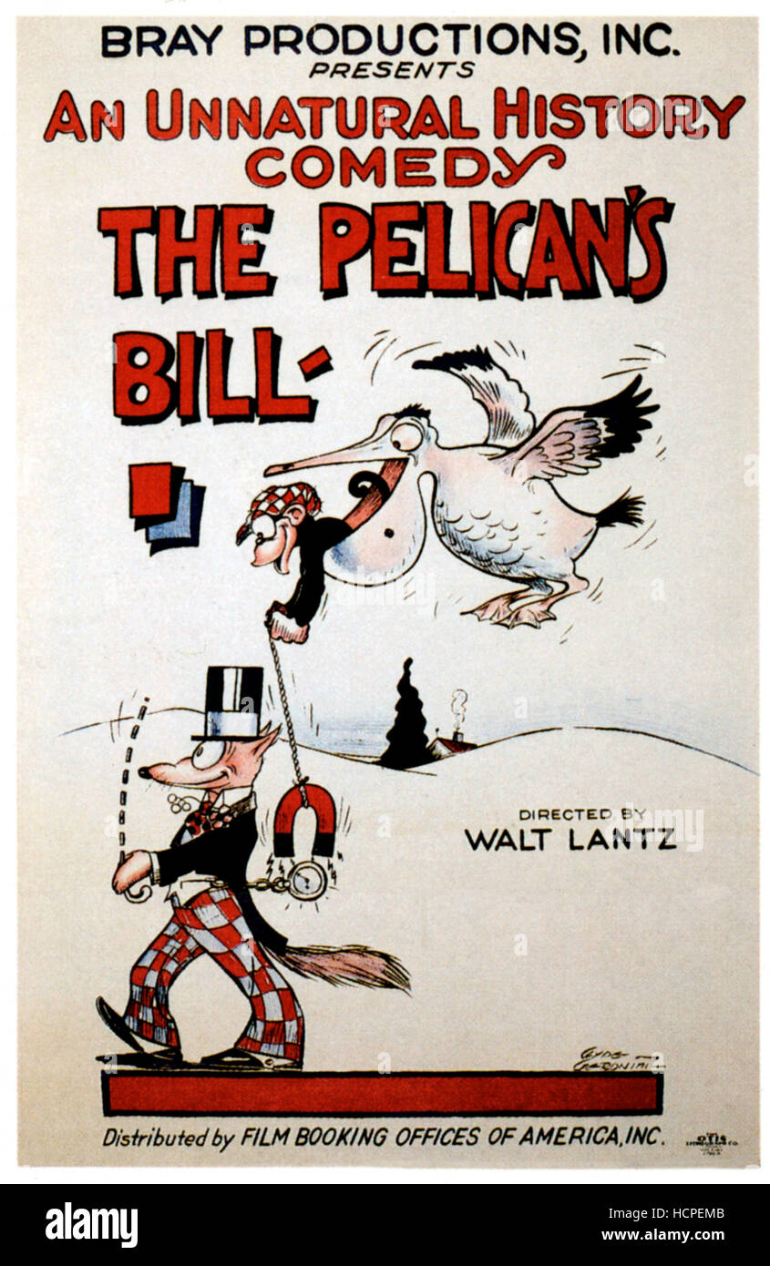 THE PELICAN'S BILL, poster art, 1926 Stock Photo - Alamy