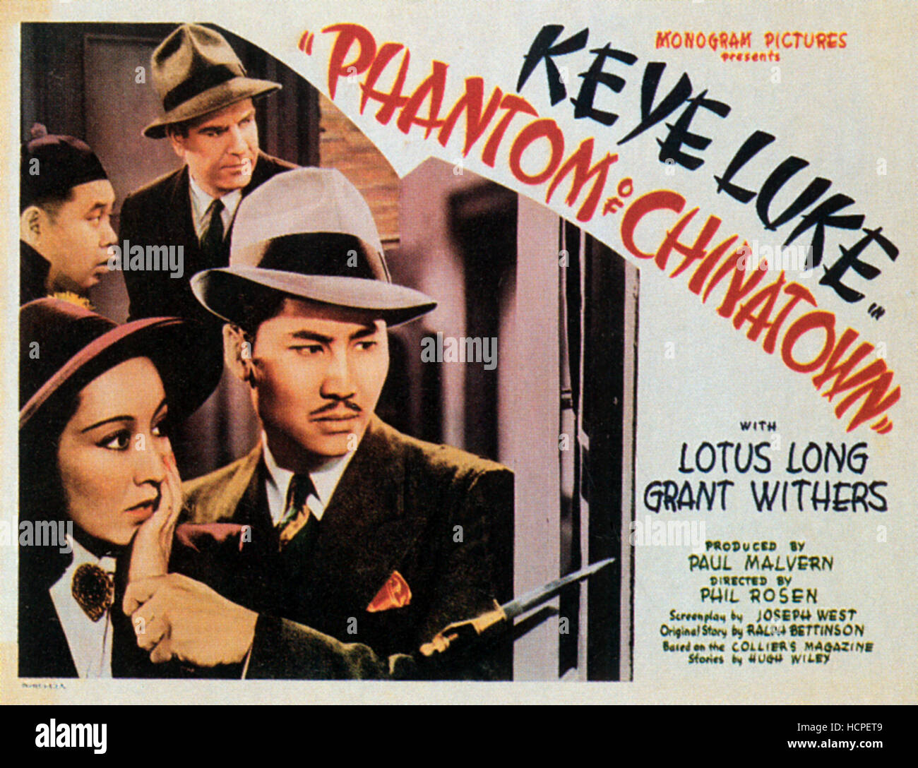 PHANTOM OF CHINATOWN, Lotus Long, Grant Withers, Keye Luke, 1940 Stock ...