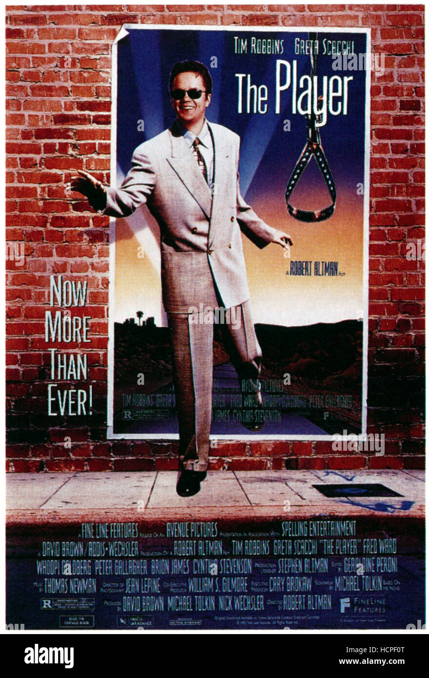 THE PLAYER, Tim Robbins, 1992, ©Fine Line Features/courtesy Everett ...