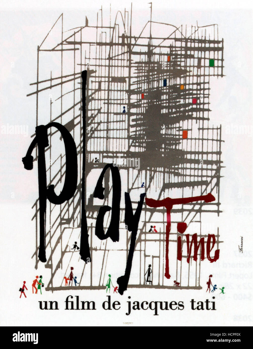 PLAYTIME (aka PLAY TIME), French poster art, 1967 Stock Photo - Alamy