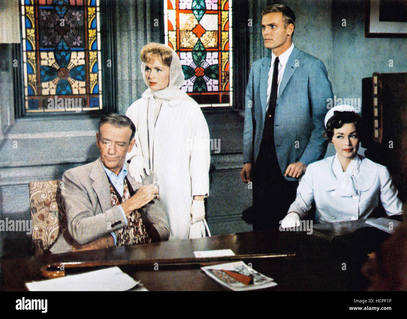 THE PLEASURE OF HIS COMPANY, from left: Fred Astaire, Debbie Reynolds ...