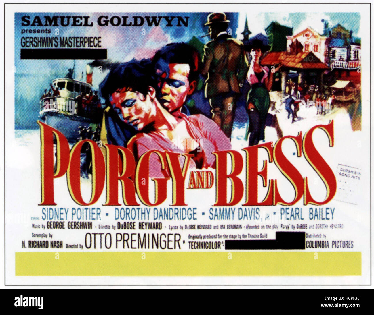 PORGY AND BESS, from left: Dorothy Dandridge, Sidney Poitier, 1959 ...