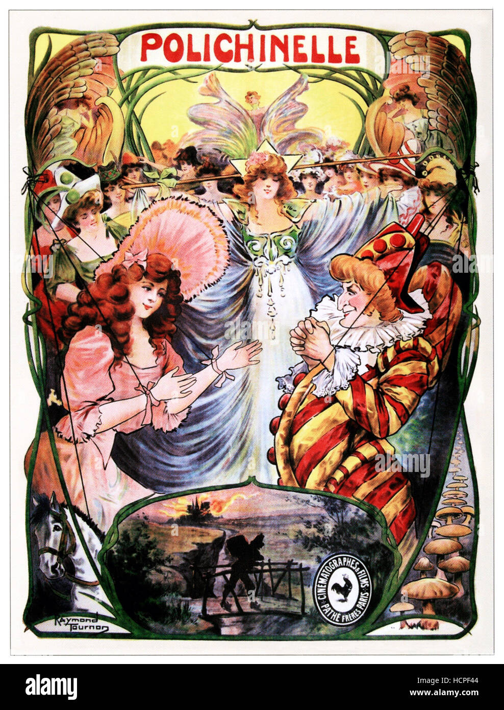 POLICHINELLE, French poster art, 1910 Stock Photo - Alamy