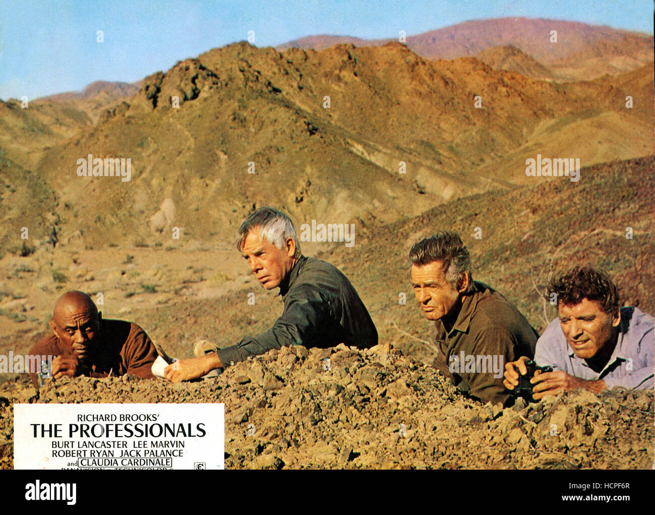 THE PROFESSIONALS, Woody Strode, Lee Marvin, Robert Ryan, Burt ...