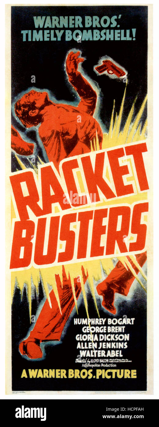 RACKET BUSTERS, Humphrey Bogart, 1938 Stock Photo - Alamy