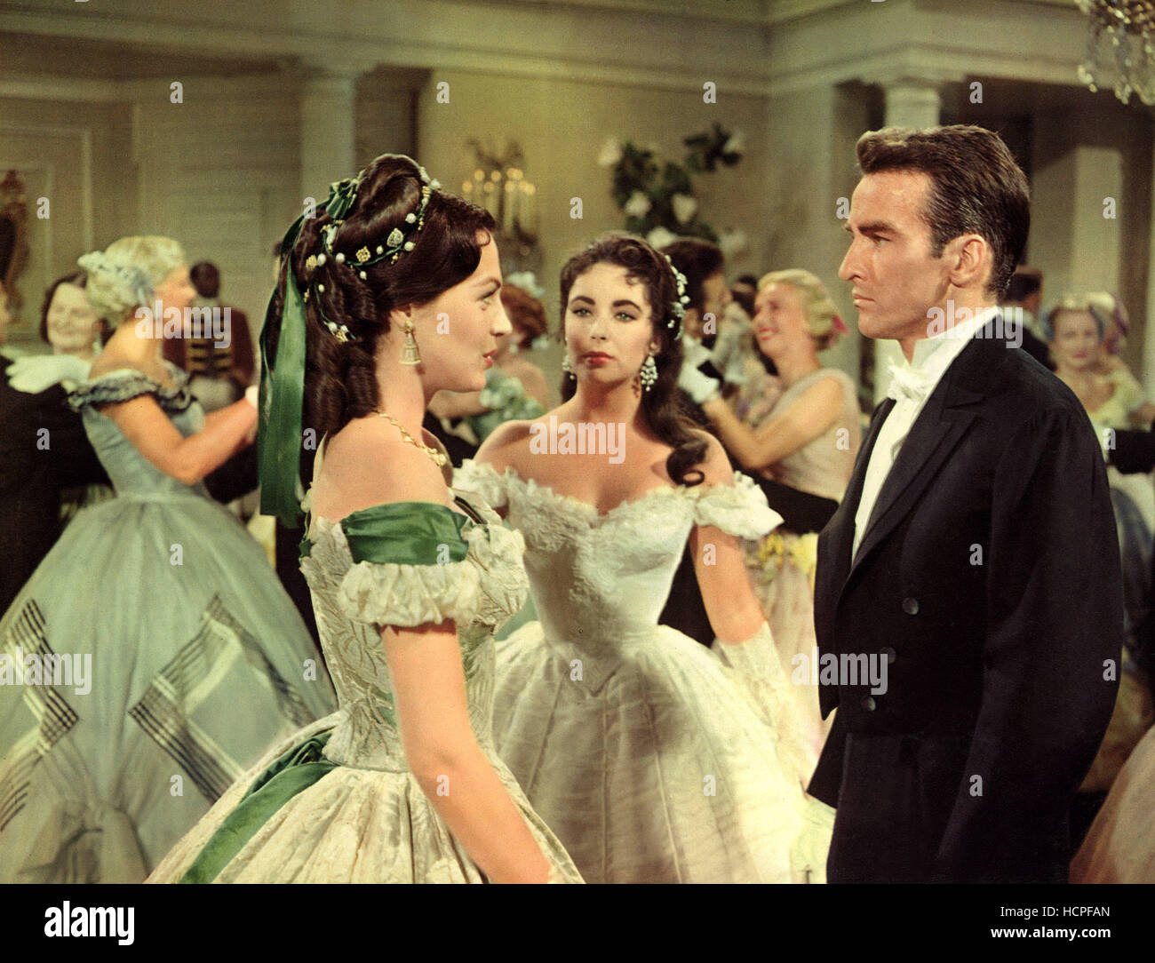 RAINTREE COUNTY, Jarma Lewis, Elizabeth Taylor, Montgomery Clift, 1957 ...
