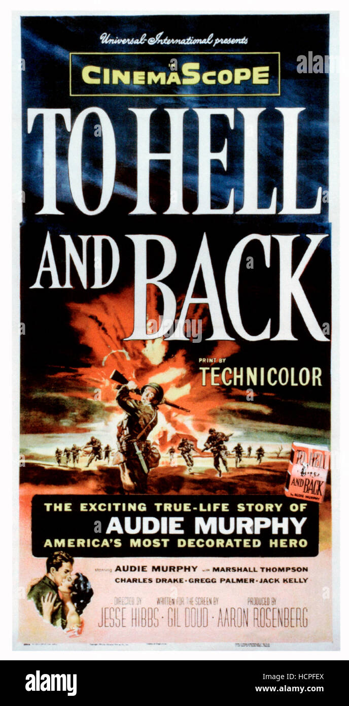 TO HELL AND BACK, Audie Murphy, 1955 Stock Photo - Alamy