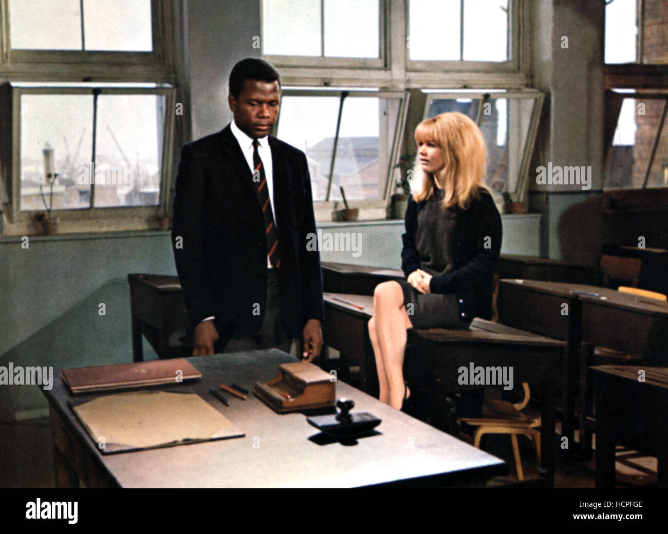 TO SIR WITH LOVE, Sidney Poitier, Judy Geeson, 1967 Stock Photo - Alamy
