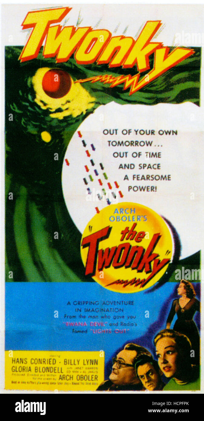 THE TWONKY, second from bottom right: Hans Conried, 1953 Stock Photo ...