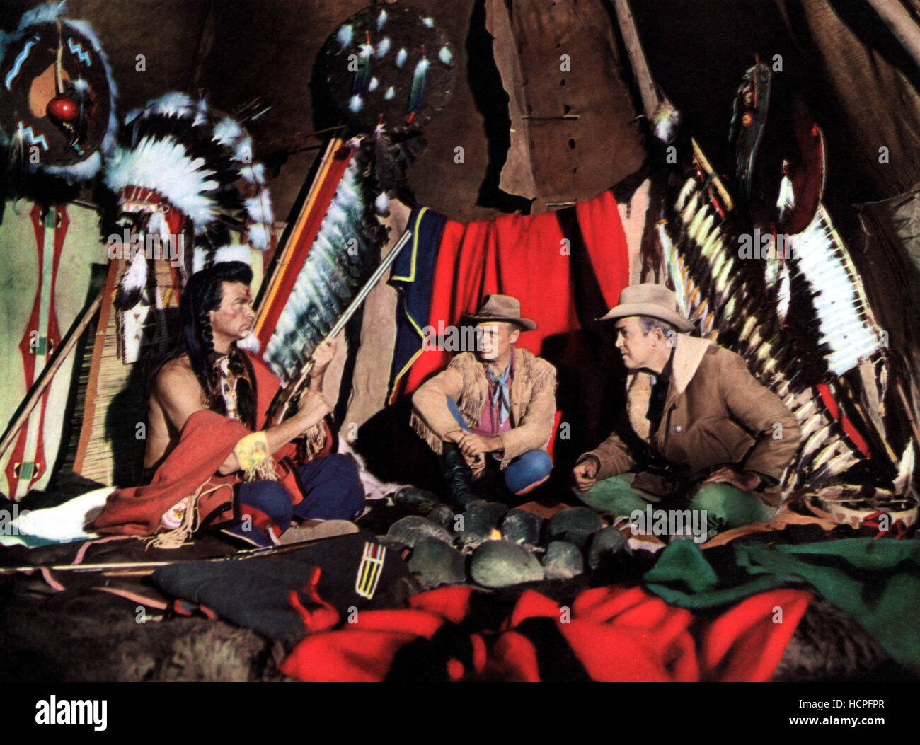 TWO RODE TOGETHER, Henry Brandon, Richard Widmark, James Stewart, 1961 ...