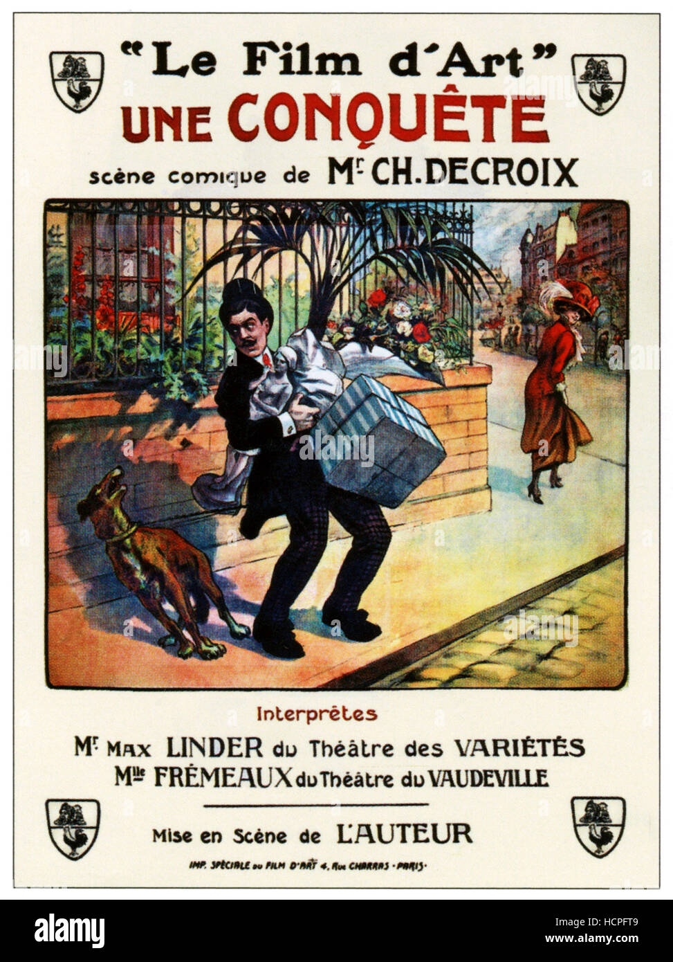 UNE CONQUETE (aka A CONQUEST), French poster art, 1909 Stock Photo - Alamy