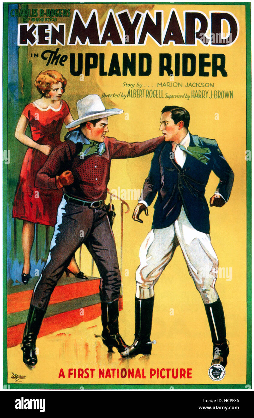 THE UPLAND RIDER, left: Ena Gregory (aka Marian Douglas), second from ...