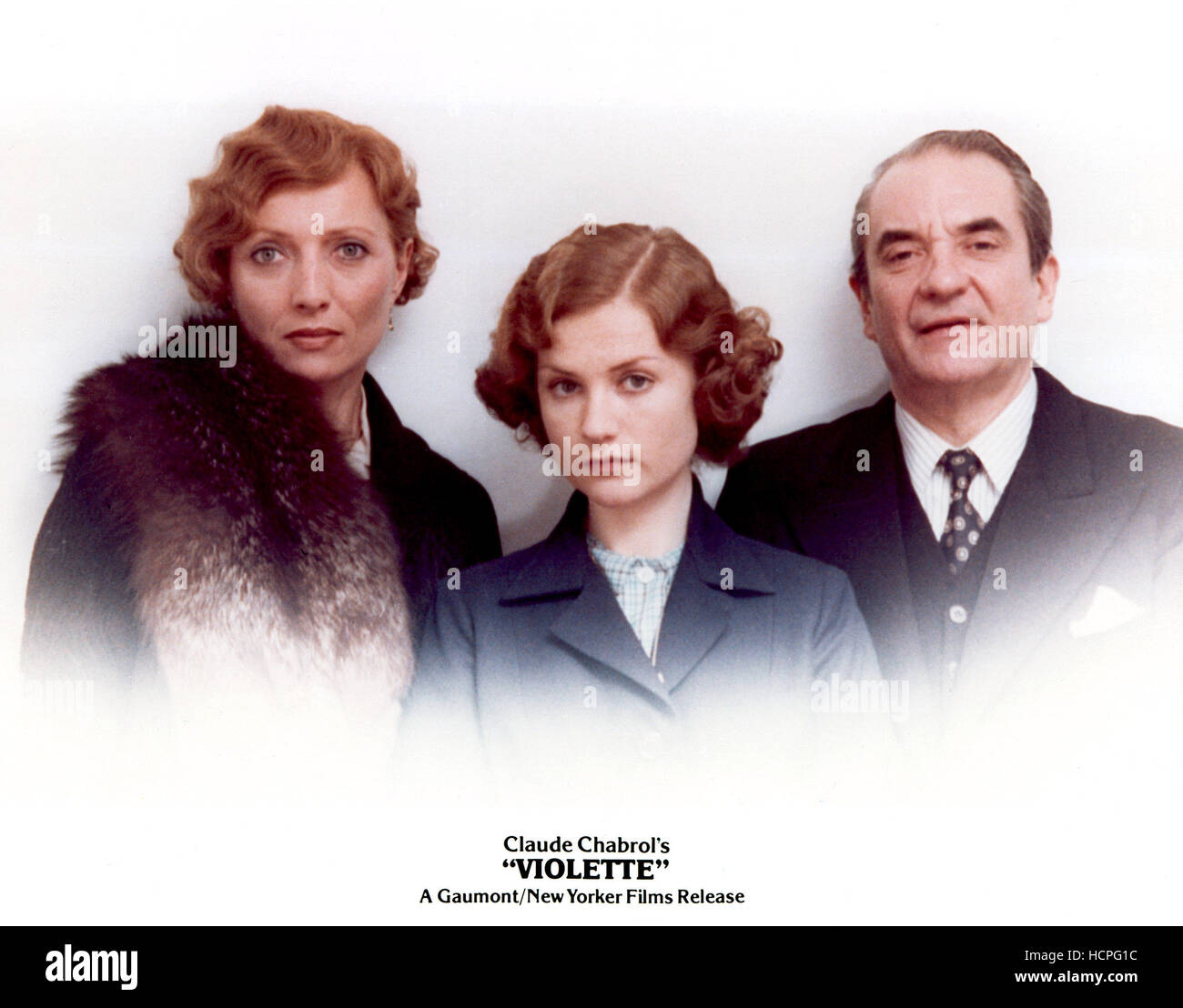 VIOLETTE, Stephane Audran, Isabelle Huppert, Jean Carmet, 1978 Stock ...