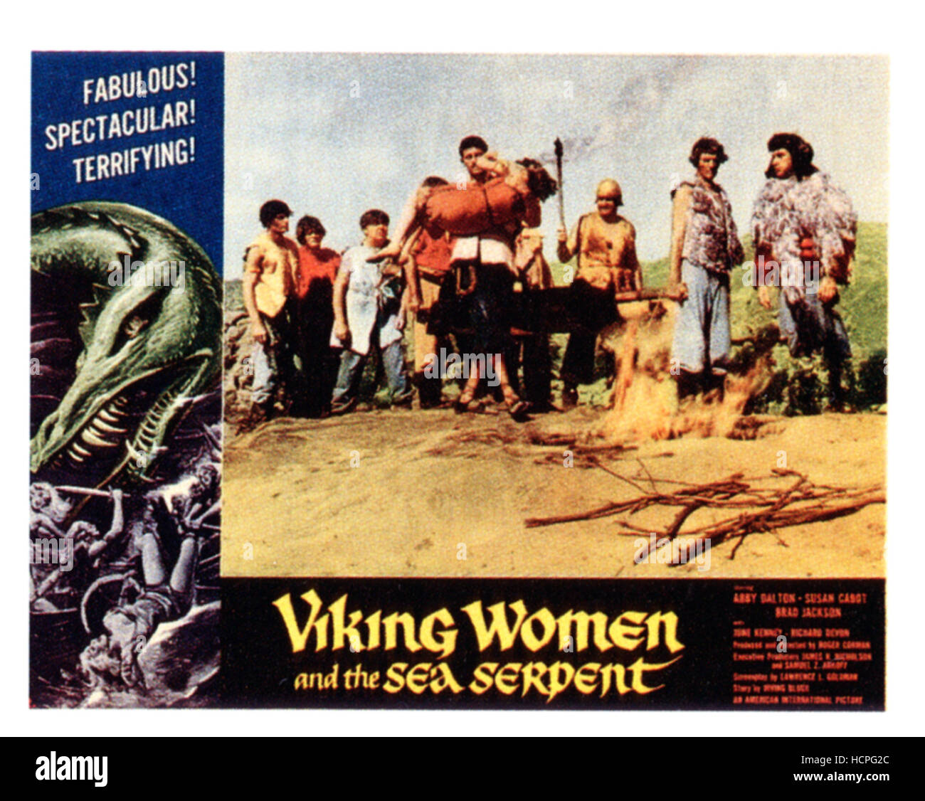 VIKING WOMEN AND THE SEA SERPENT, 1957 Stock Photo - Alamy