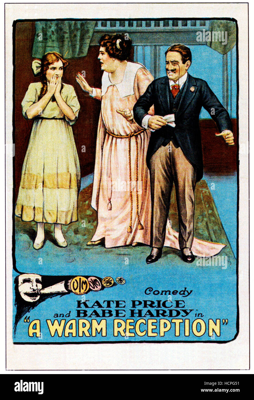 A WARM RECEPTION, poster art, 1916 Stock Photo - Alamy