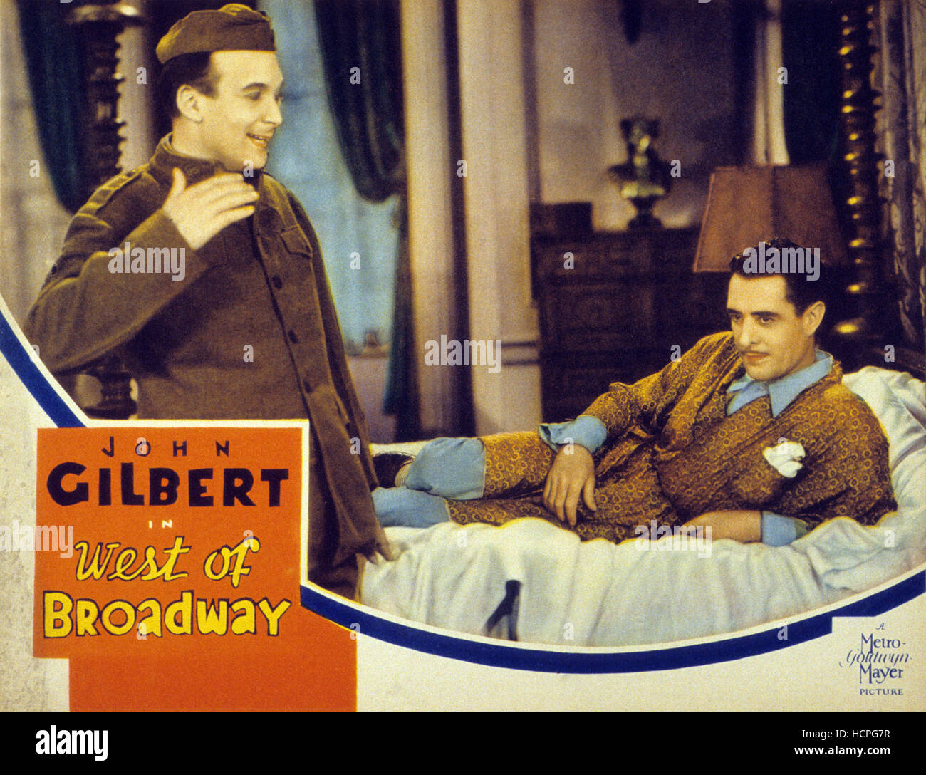 WEST OF BROADWAY, El Brendel, John Gilbert, 1931 Stock Photo - Alamy