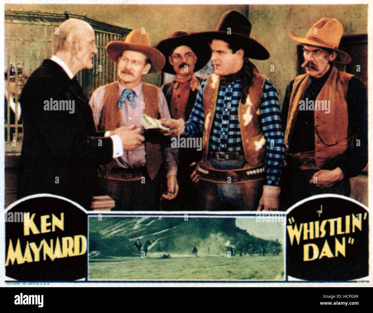 WHISTLIN' DAN, Lon Poff, Ken Maynard, 1932 Stock Photo - Alamy
