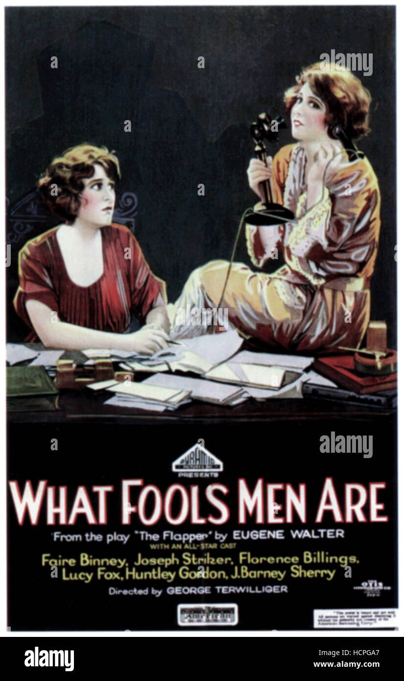 WHAT FOOLS MEN ARE, 1922 Stock Photo - Alamy