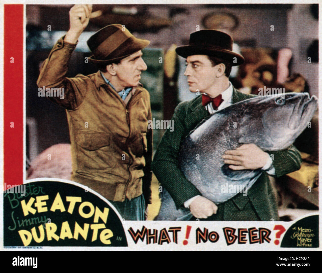 WHAT! NO BEER?, from left: Jimmy Durante, Buster Keaton, 1933 Stock ...