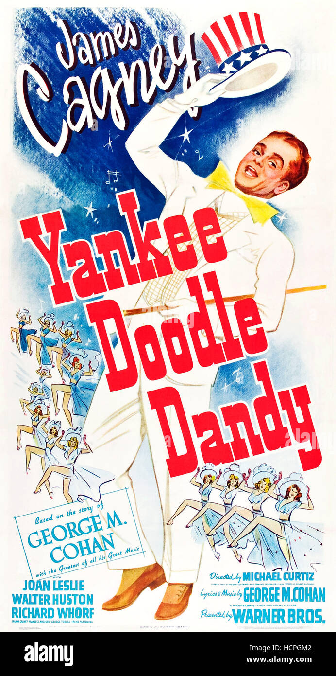 YANKEE DOODLE DANDY, US poster art, James Cagney, 1942 Stock Photo - Alamy