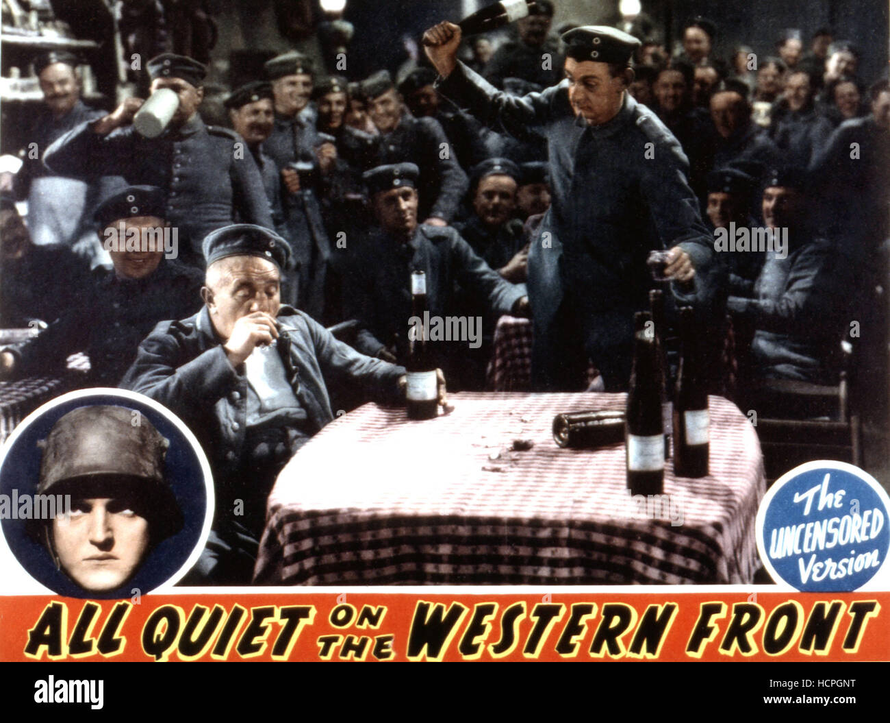 ALL QUIET ON THE WESTERN FRONT, Louis Wolheim (l.), 1930 Stock Photo ...