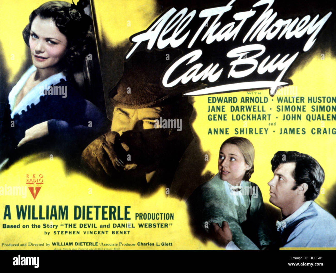 THE DEVIL AND DANIEL WEBSTER, (aka ALL THAT MONEY CAN BUY), Simone ...