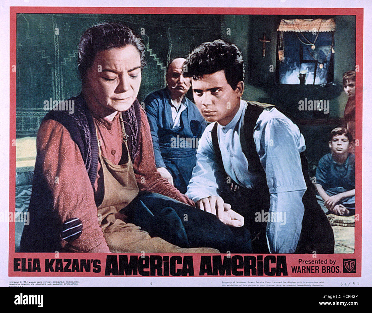 AMERICA AMERICA, Elena Karam, Stathis Giallelis. 1963 Stock Photo - Alamy
