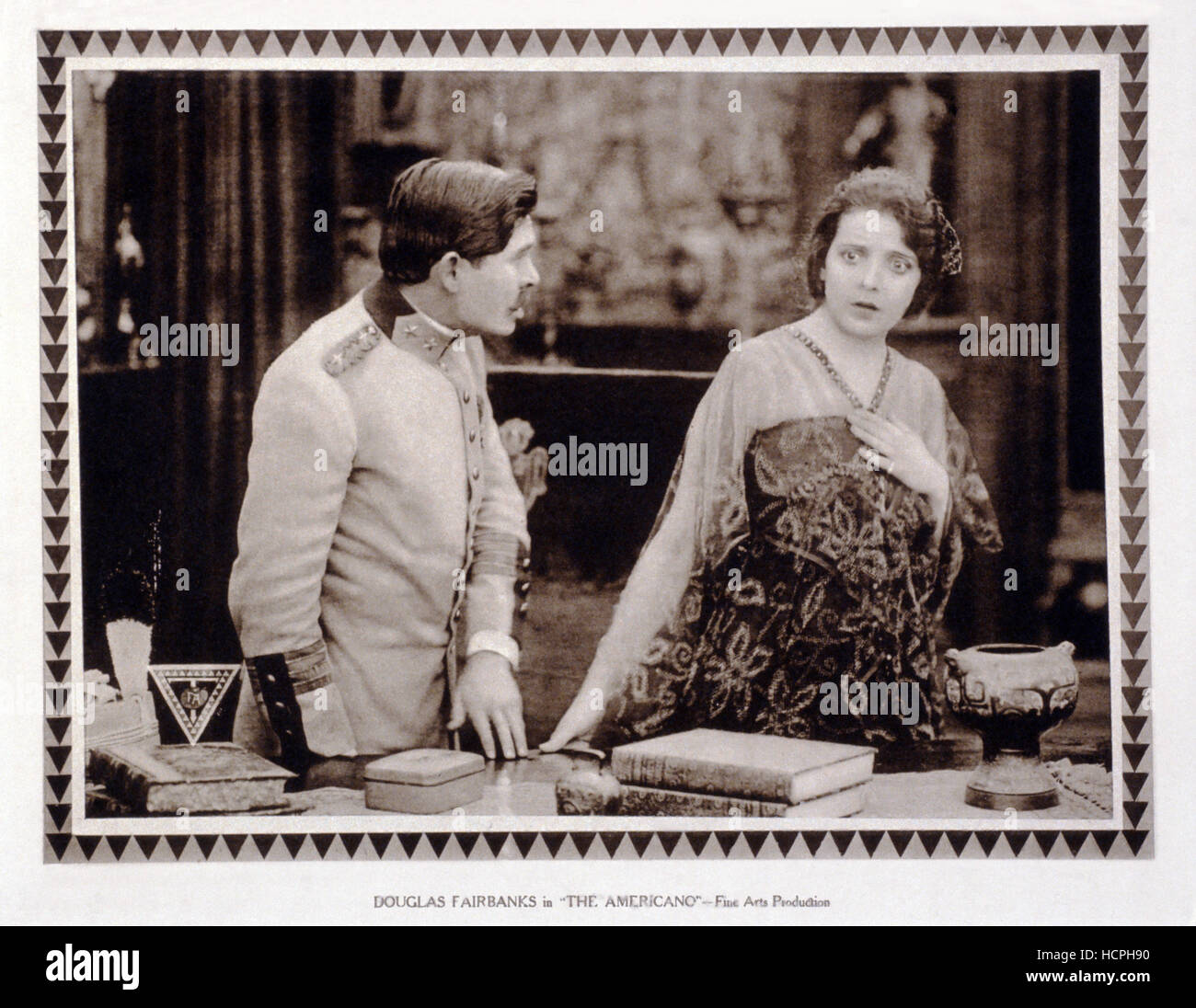 THE AMERICANO, US lobbycard, Alma Rubens (right), 1916 Stock Photo - Alamy