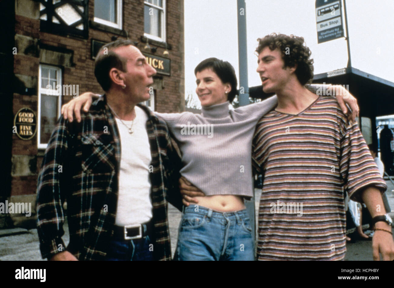 AMONG GIANTS, from left: Pete Postlethwaite, Rachel Griffiths, James ...