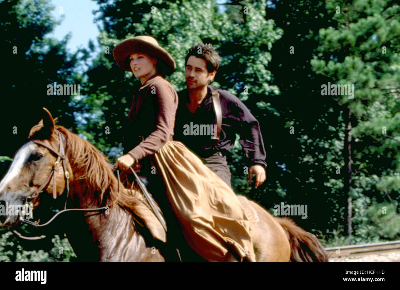 AMERICAN OUTLAWS, Ali Larter, Colin Farrell, 2001. (c) Warner Brothers ...