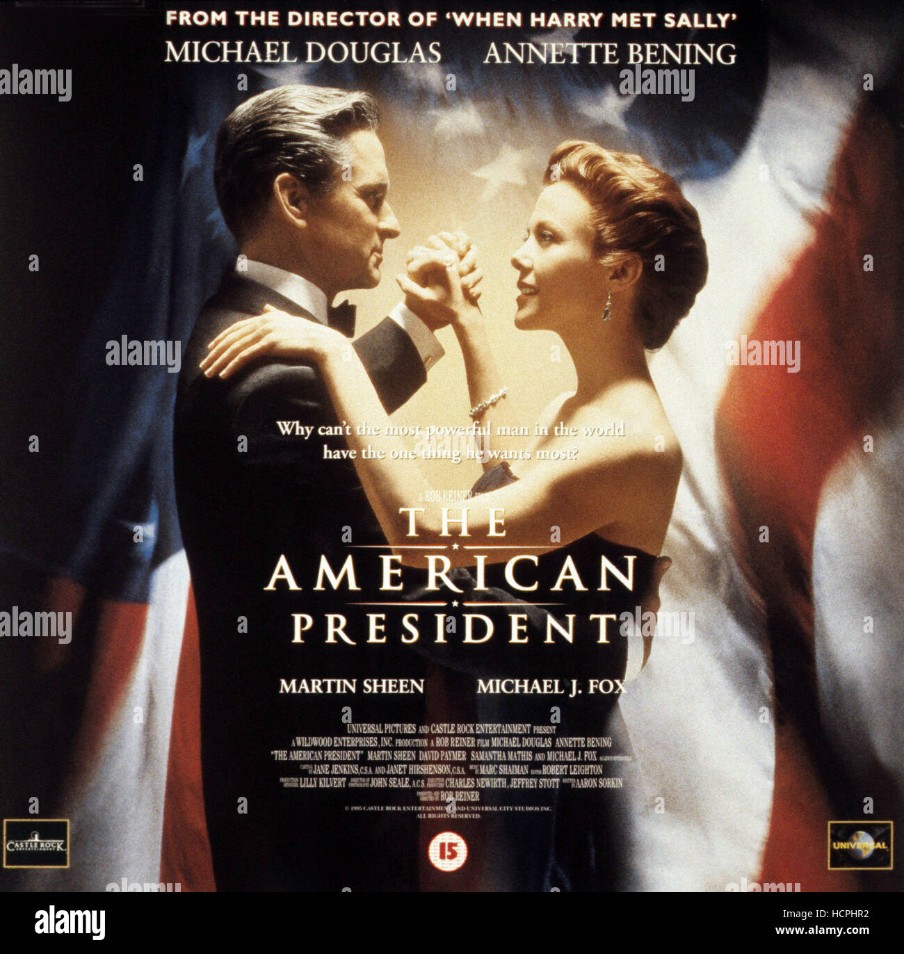 THE AMERICAN PRESIDENT, from left: Michael Douglas, Annette Bening ...