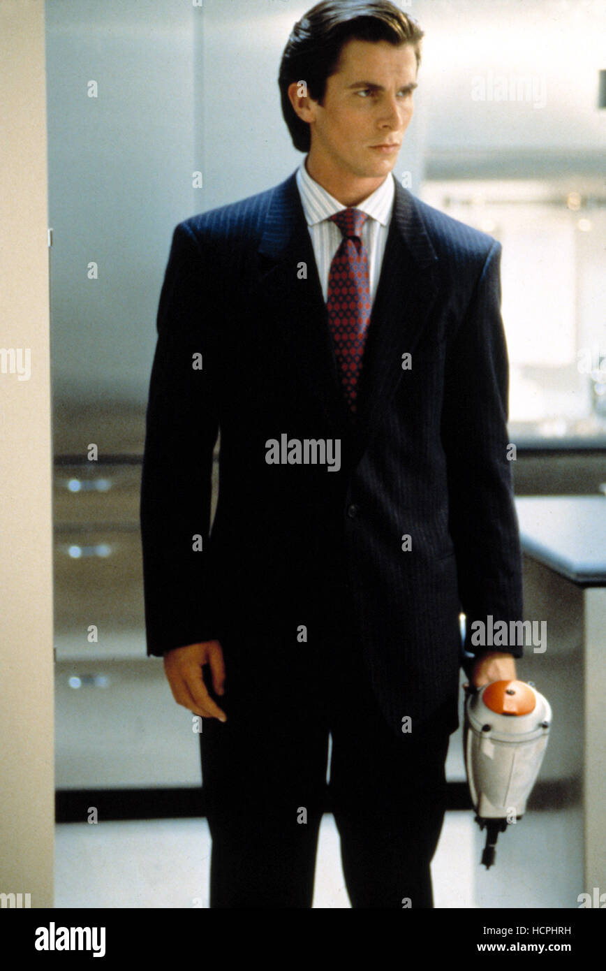 AMERICAN PSYCHO, Christian Bale, 2000 Stock Photo - Alamy