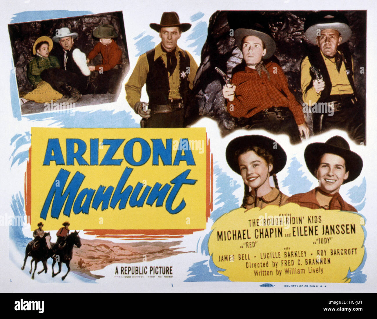 ARIZONA MANHUNT, bottom right: Eilene Janssen, Michael Chapin; John ...