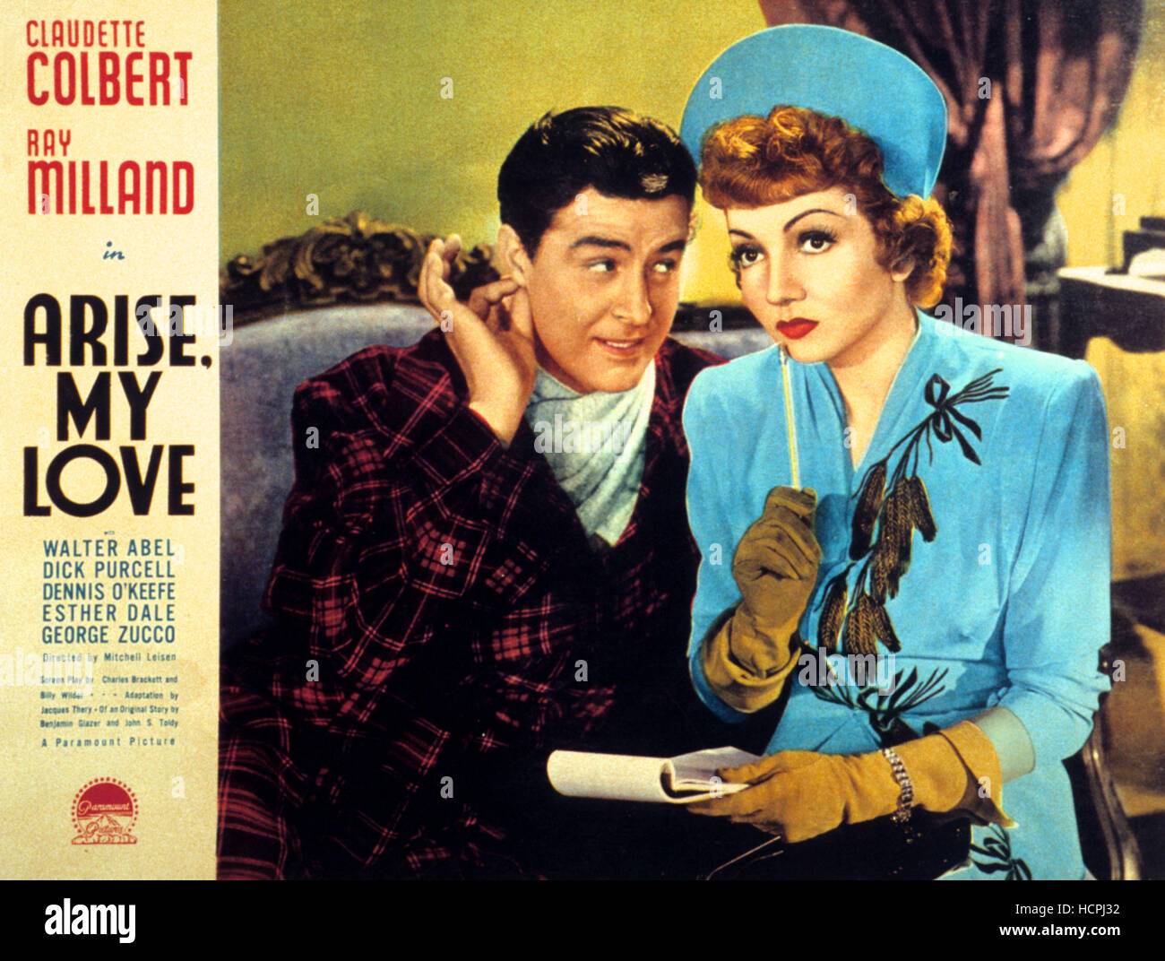 ARISE, MY LOVE, Ray Milland, Claudette Colbert, 1940 Stock Photo - Alamy