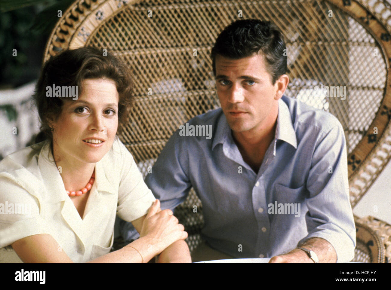 THE YEAR OF LIVING DANGEROUSLY, Sigourney Weaver, Mel Gibson, 1982, (c ...