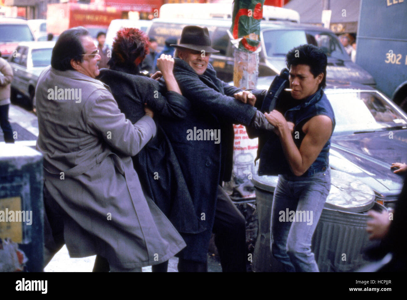 YEAR OF THE DRAGON, Ariane (second left), Mickey Rourke, 1985, (c ...