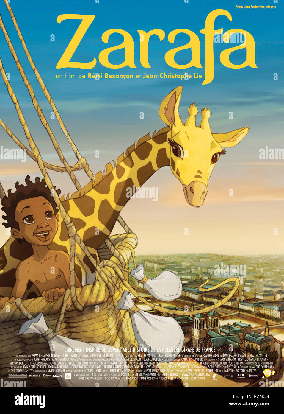 ZARAFA, Swiss / French poster art, from left: Maki, Zarafa, 2012 ...