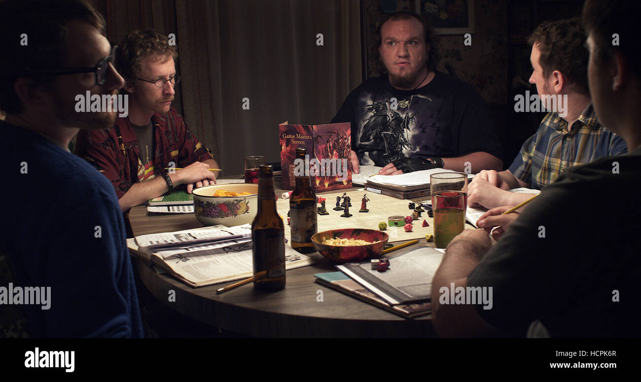 ZERO CHARISMA, first three from left: Garrett Graham, Brock England ...