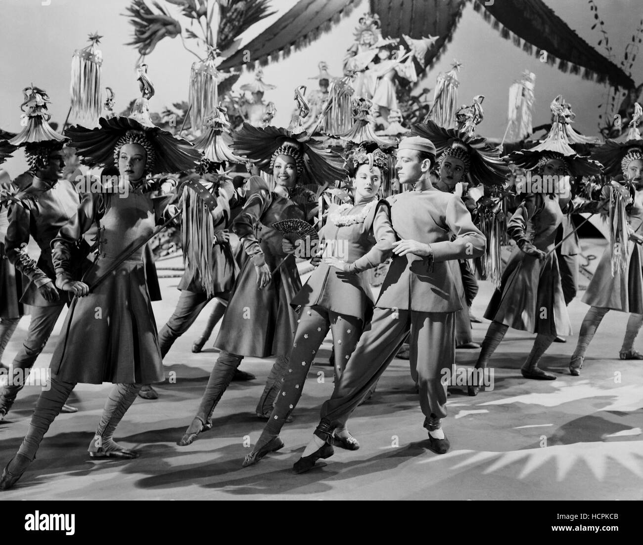 ZIEGFELD FOLLIES, front from left: Lucille Bremer, Fred Astaire, 1945 ...