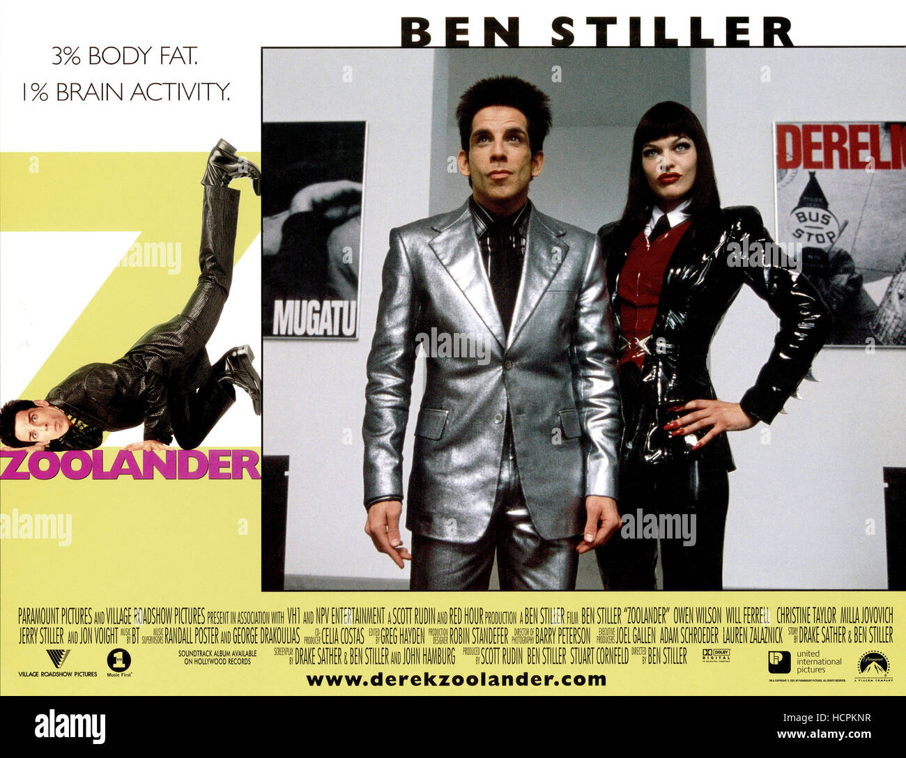 Ben Stiller 2001 Derek Zoolander (Ben Stiller) Zoolander 2001