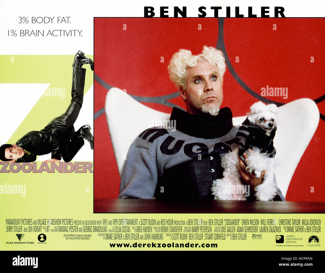 ZOOLANDER, Will Ferrell, 2001. © Paramount Pictures/courtesy Everett ...