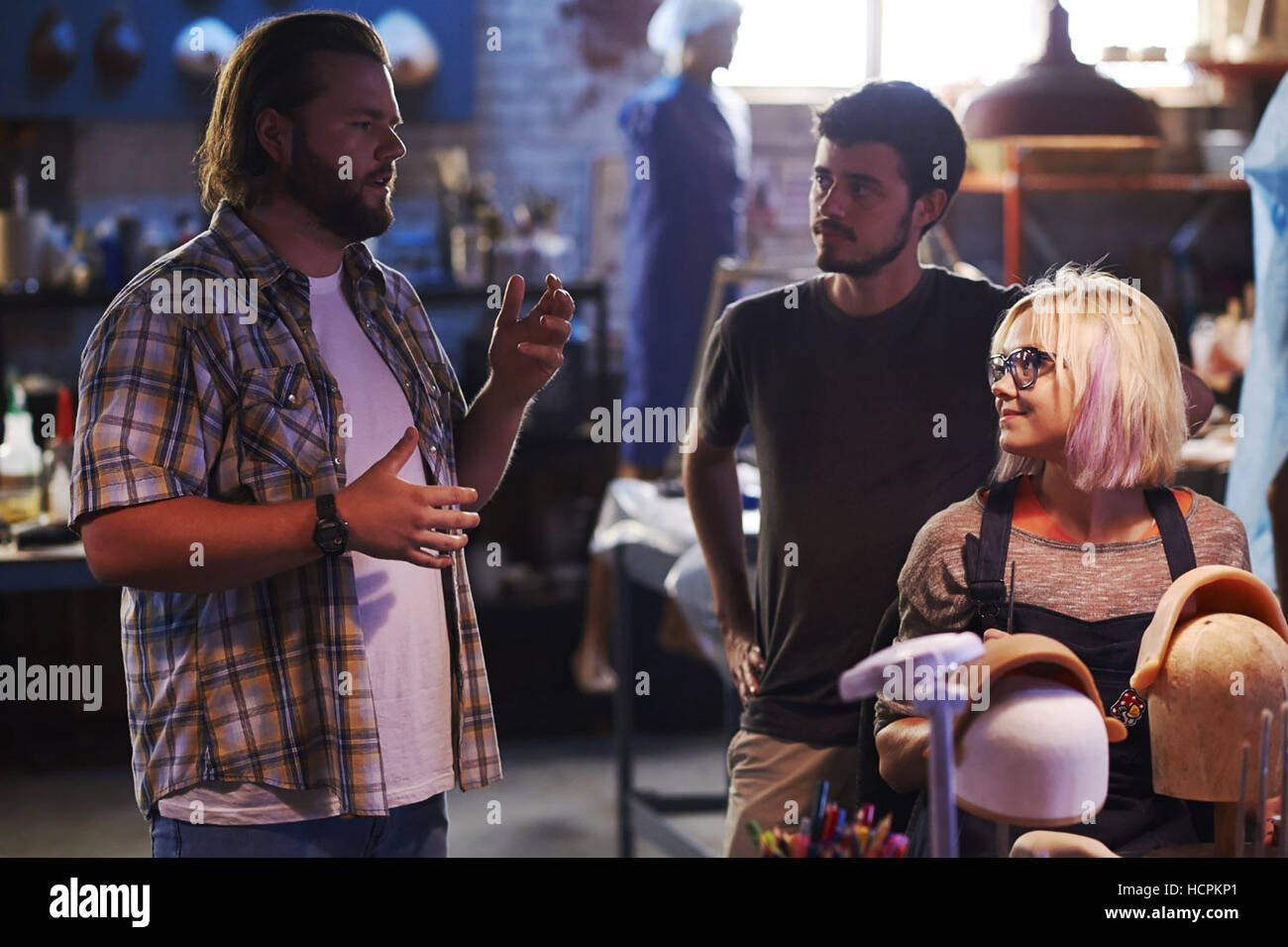 ZOOM, from left: Tyler Labine, Alison Pill, 2015. © Screen Media Films ...