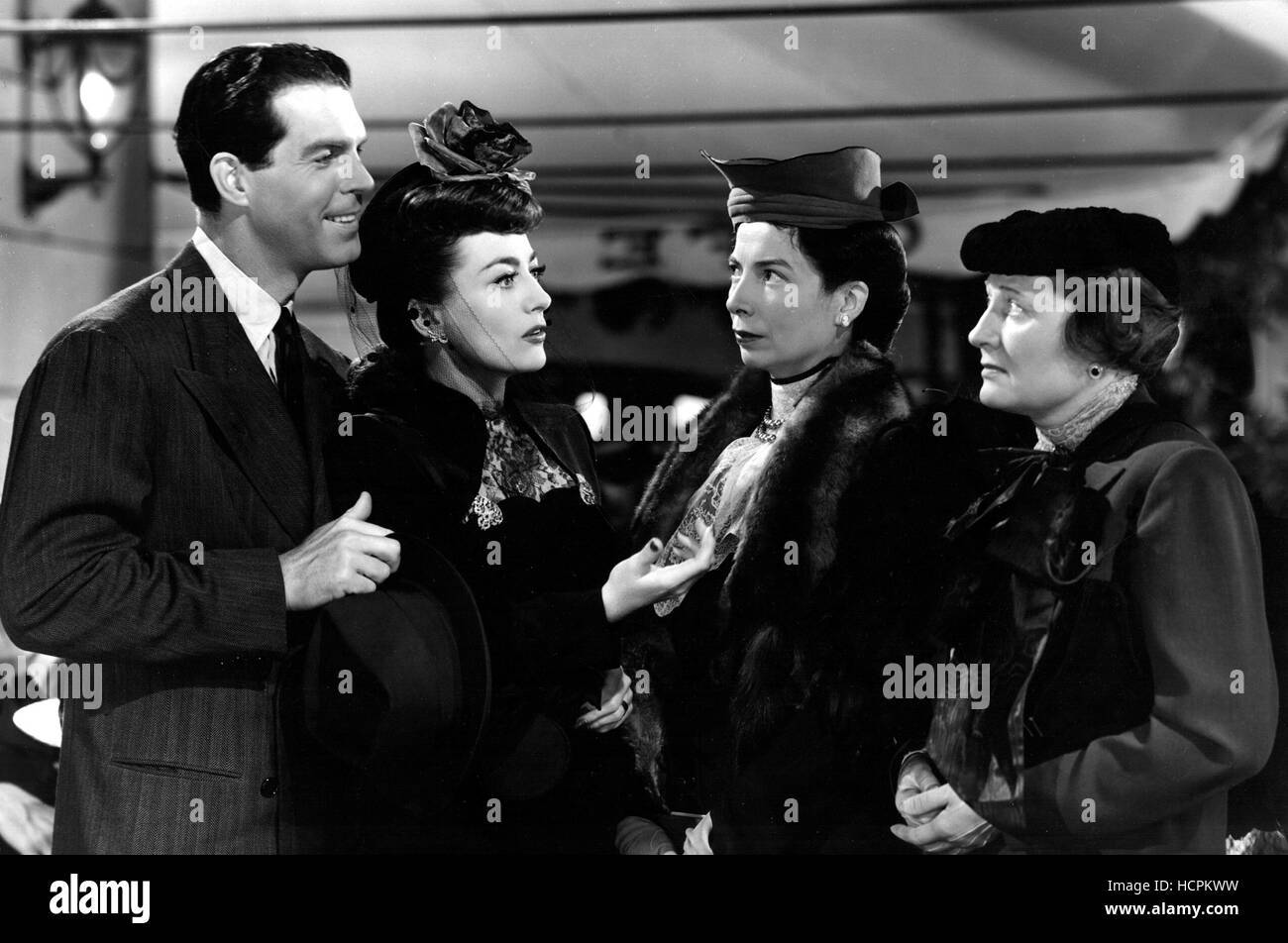 ABOVE SUSPICION, Fred MacMurray, Joan Crawford, Sara Haden, Ann Shoemaker, 1943 Stock Photo - Alamy