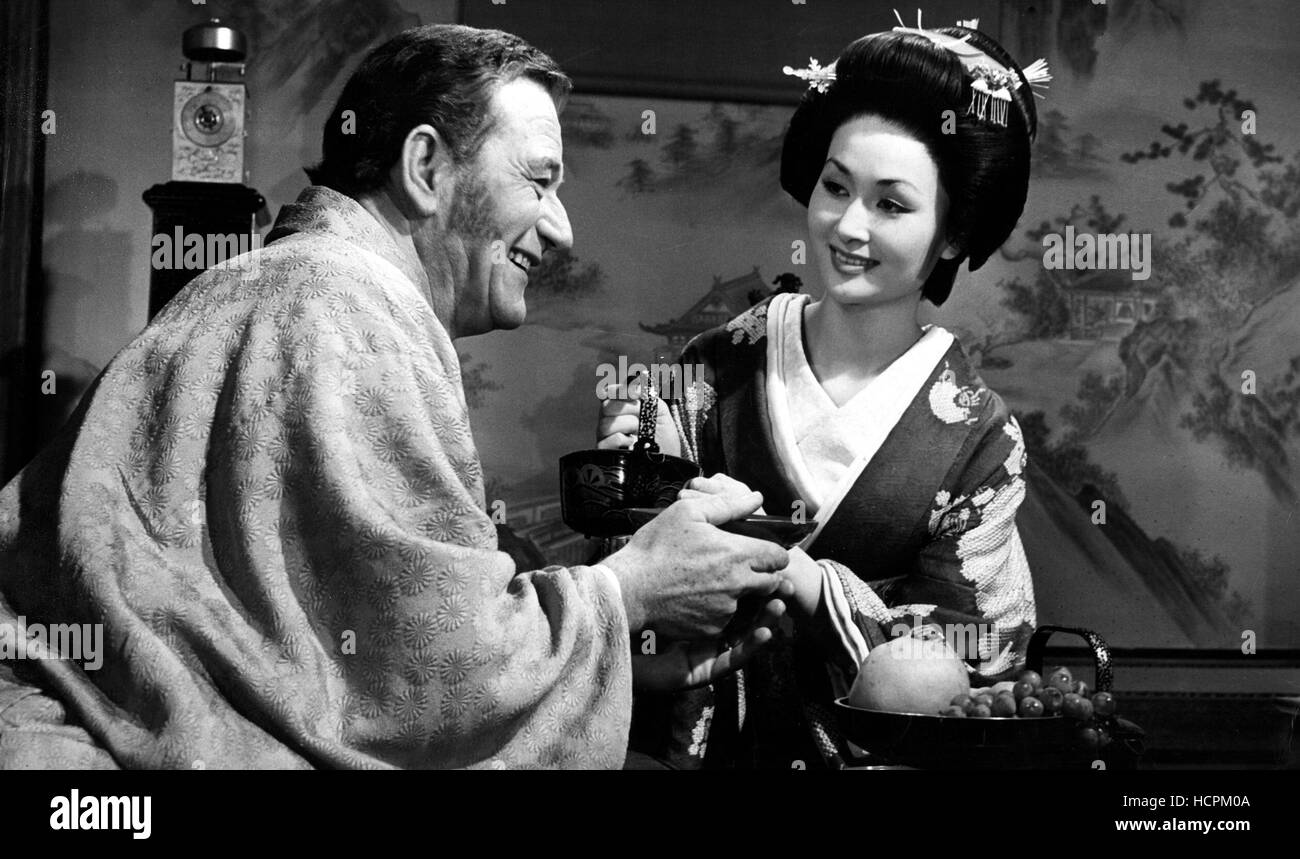 THE BARBARIAN AND THE GEISHA, John Wayne, Eiko Ando, 1958, TM and Copyright (c) 20th Century-Fox ...