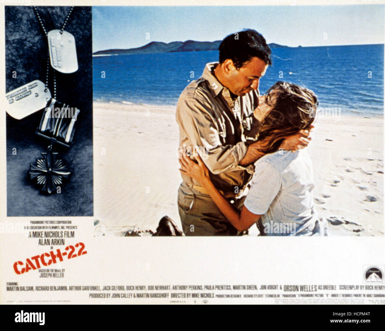 CATCH-22, Alan Arkin, Paula Prentiss, movie poster, 1970 Stock Photo ...