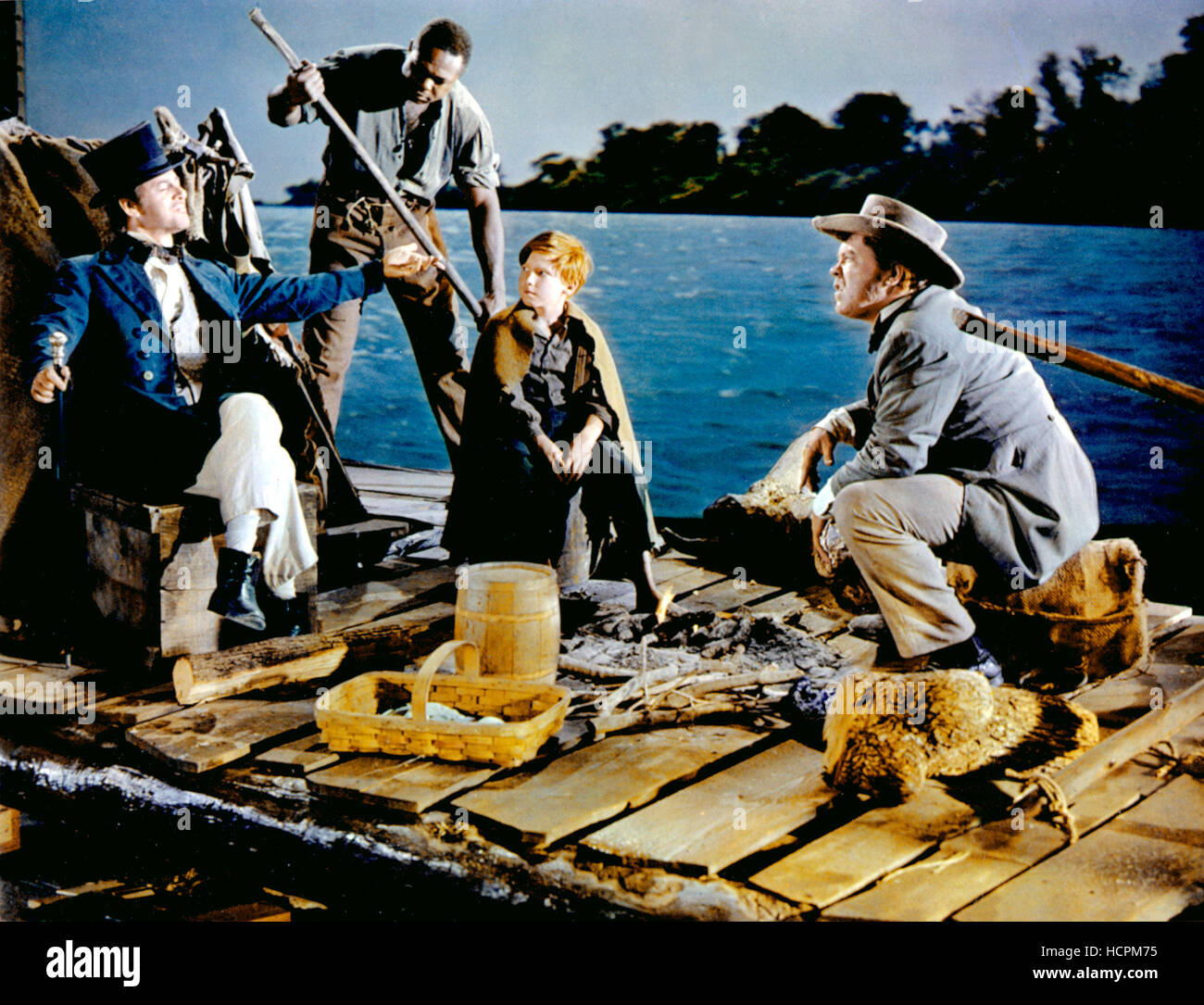 THE ADVENTURES OF HUCKLEBERRY FINN, Tony Randall, Archie Moore, Eddie ...