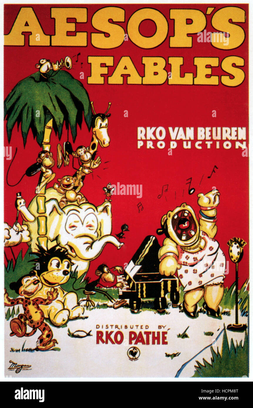 AESOP'S FABLES, poster art, 1932 Stock Photo - Alamy