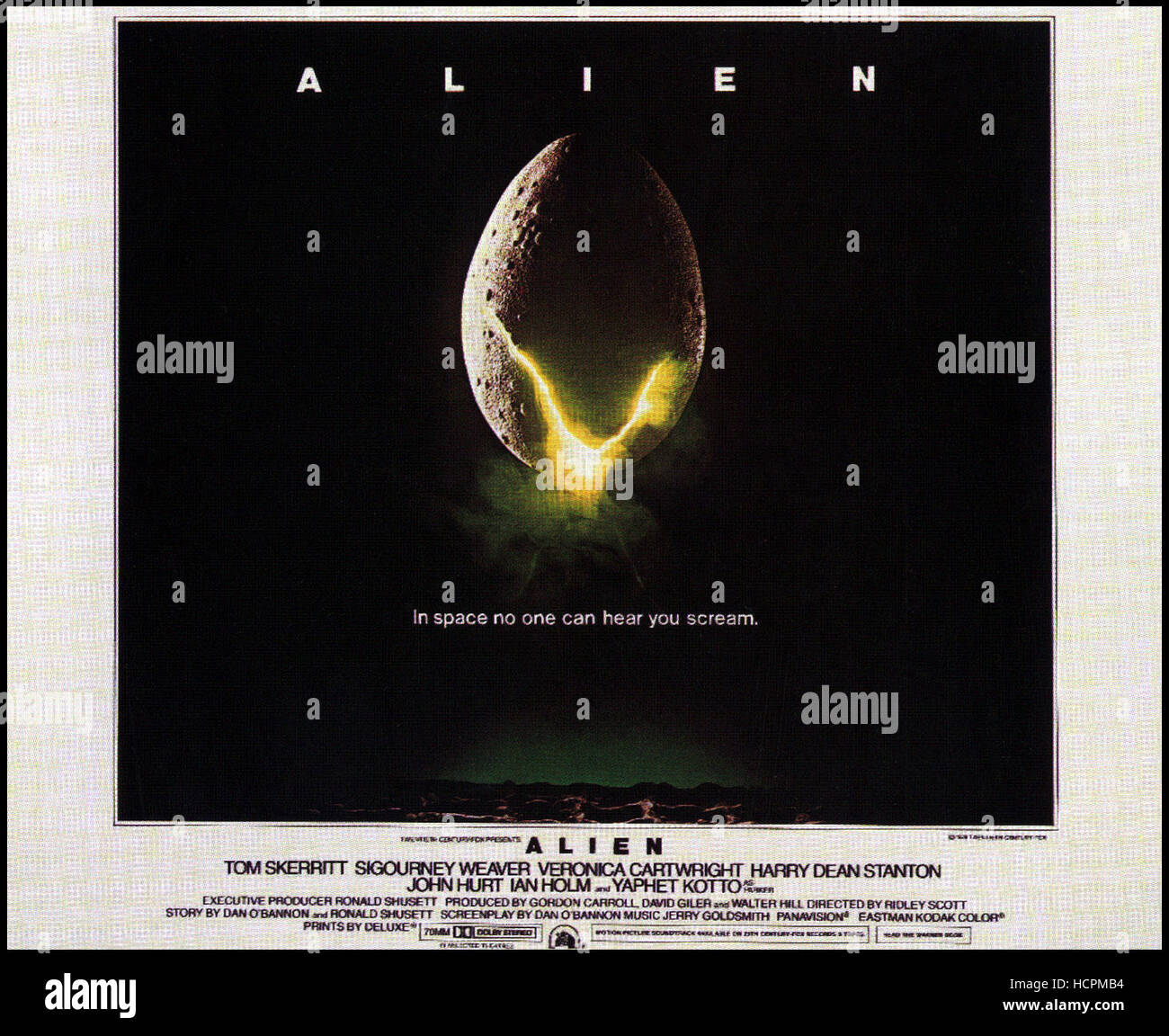 ALIEN, 1979, poster art TM & Copyright (c) 20th Century Fox Film Corp ...