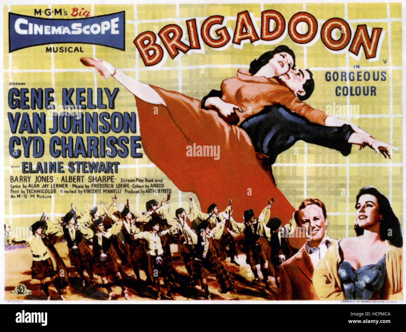 BRIGADOON, Cyd Charisse, Gene Kelly, 1954 Stock Photo - Alamy